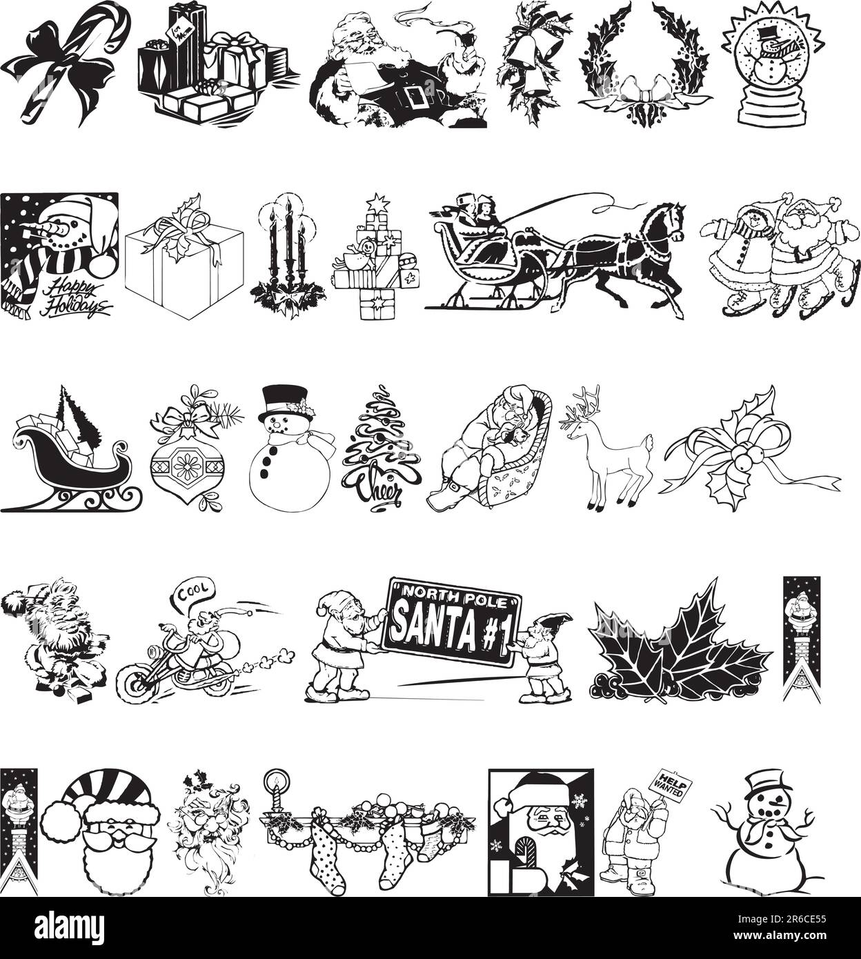 Illustration of Xmas Silhouettes - Vector Format Stock Vector Image ... Illustration of Xmas Silhouettes - Vector Format Stock Vector Image ...