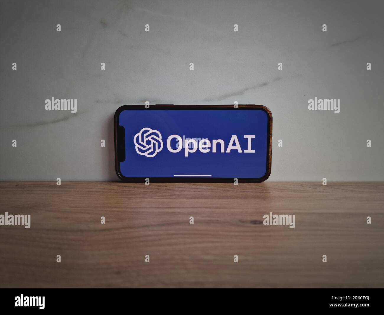 Konskie, Poland - June 08, 2023: OpenAI research laboratory logo ...