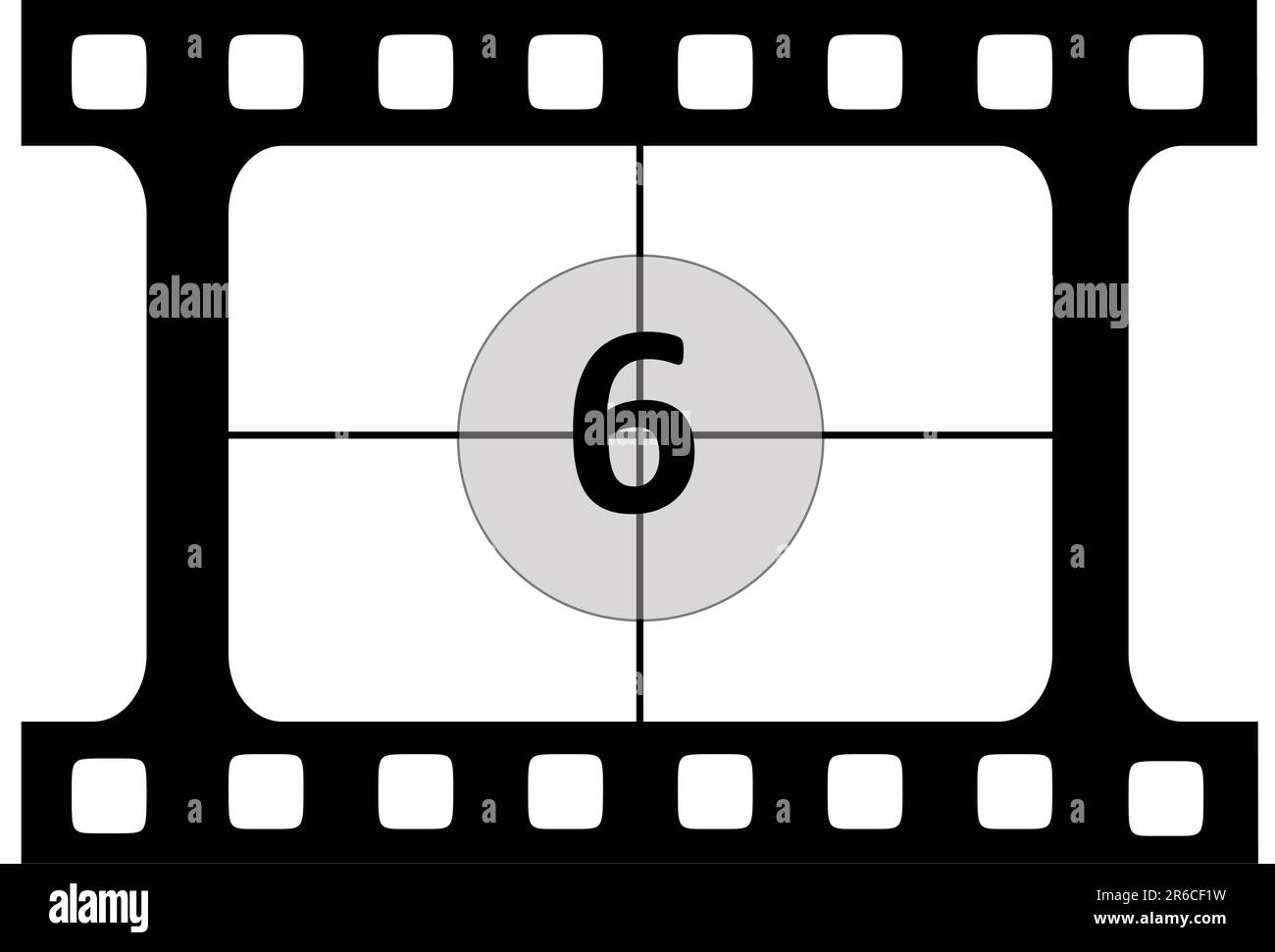 A vector representing a film countdown Stock Vector Image & Art - Alamy