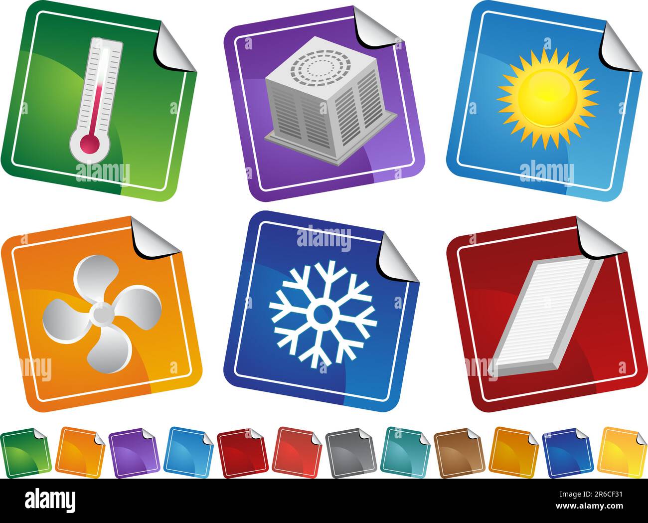 Exterior unit air conditioner Stock Vector Images - Alamy