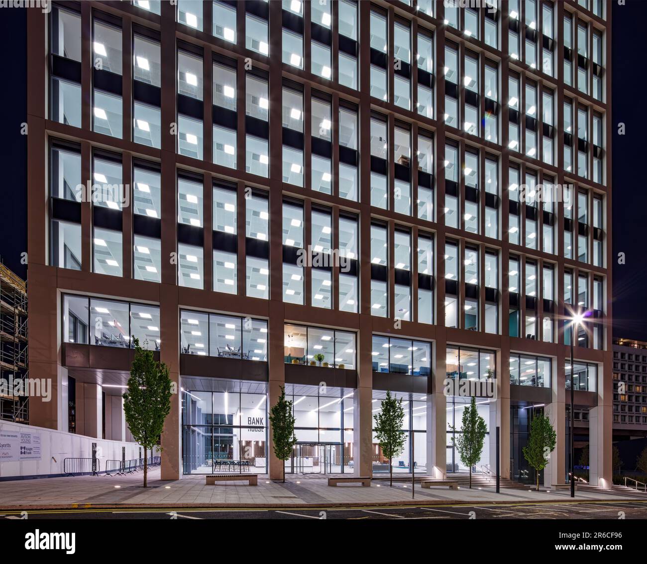 External views of Bank House by night in Newcastle upon Tyne, Tyne and ...