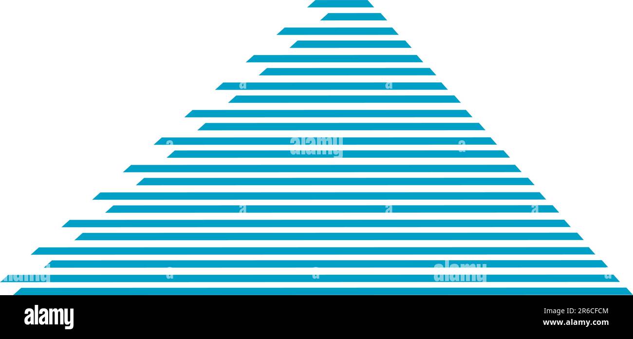 Modern Pyramid Symbol for stability and security Stock Vector Image ...