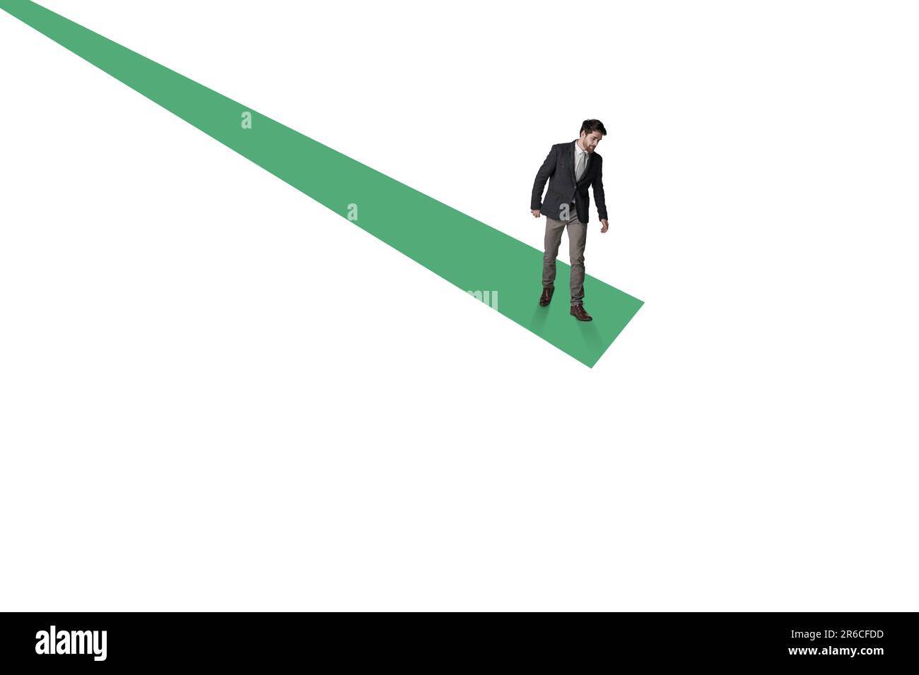 Financial ruin doesnt have to be the end of your road. a businessman ...
