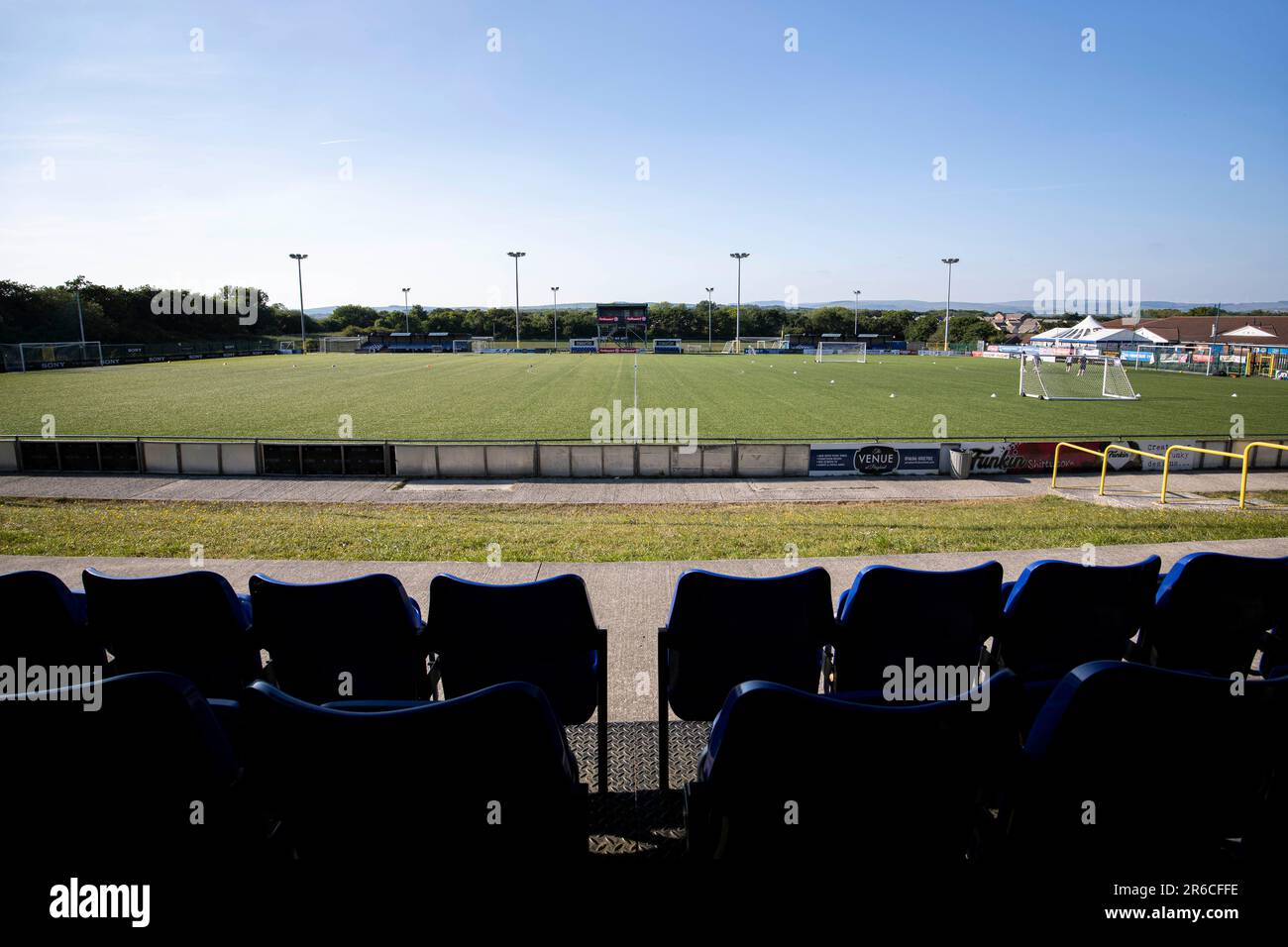 Bridgend, UK. 08th June, 2023. General View of Bryntirion Park ...