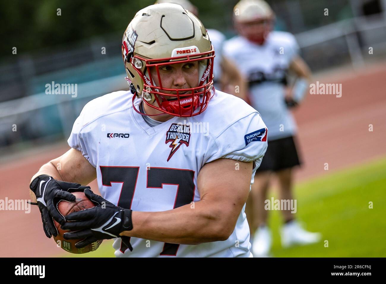 Berlin, Germany. 08th June, 2023. American Football: European League of ...