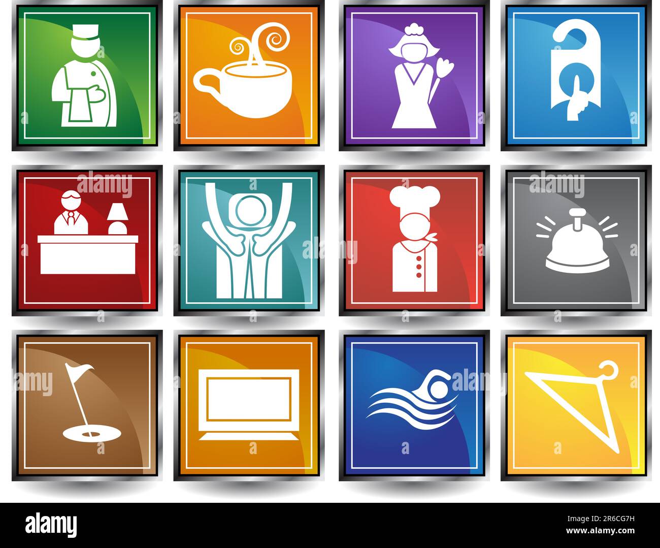 Room cleaning hotel Cut Out Stock Images & Pictures - Alamy