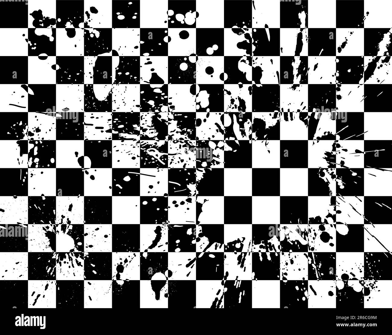 Check pattern background vector Black and White Stock Photos & Images ...
