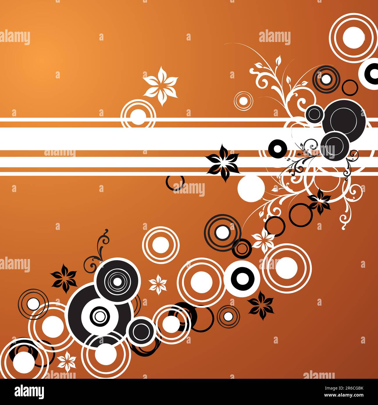 Bronze-gradient background with black and white design elements Stock ...
