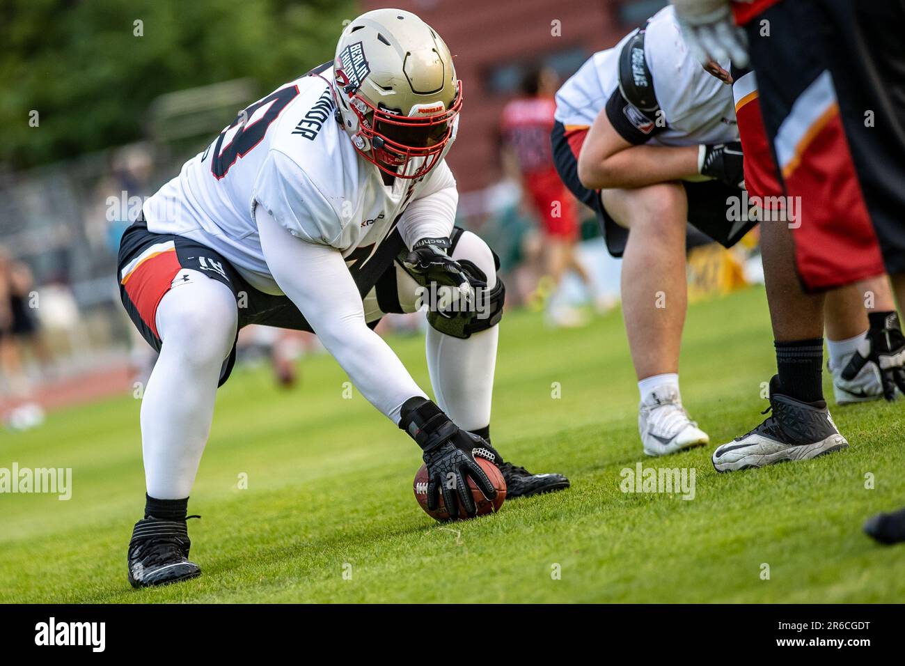 Berlin, Germany. 08th June, 2023. American Football: European League of ...