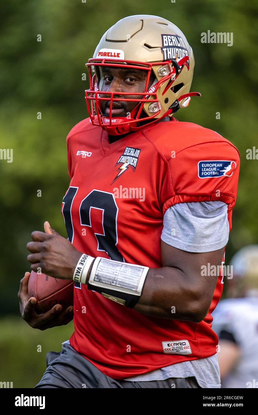 Berlin, Germany. 08th June, 2023. American Football: European League of ...