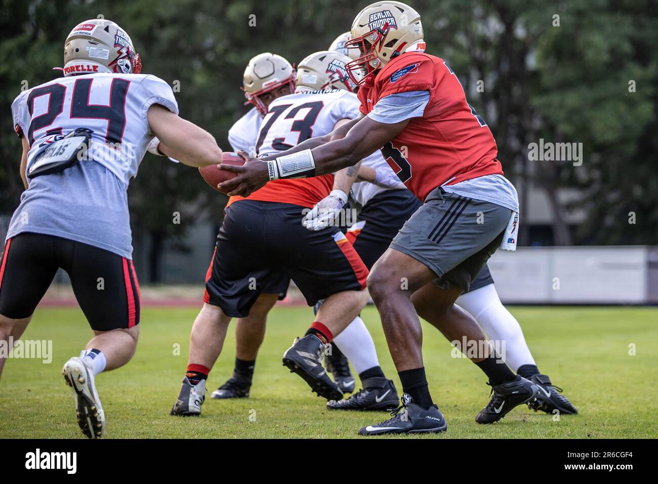 Berlin, Germany. 08th June, 2023. American Football: European League of ...