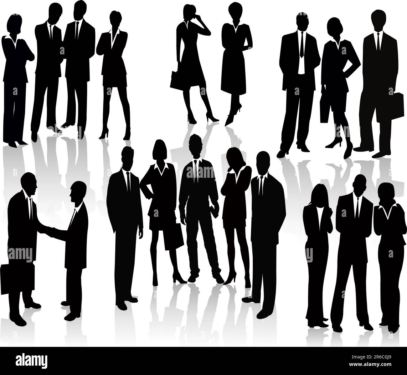 Team posed Cut Out Stock Images & Pictures - Alamy