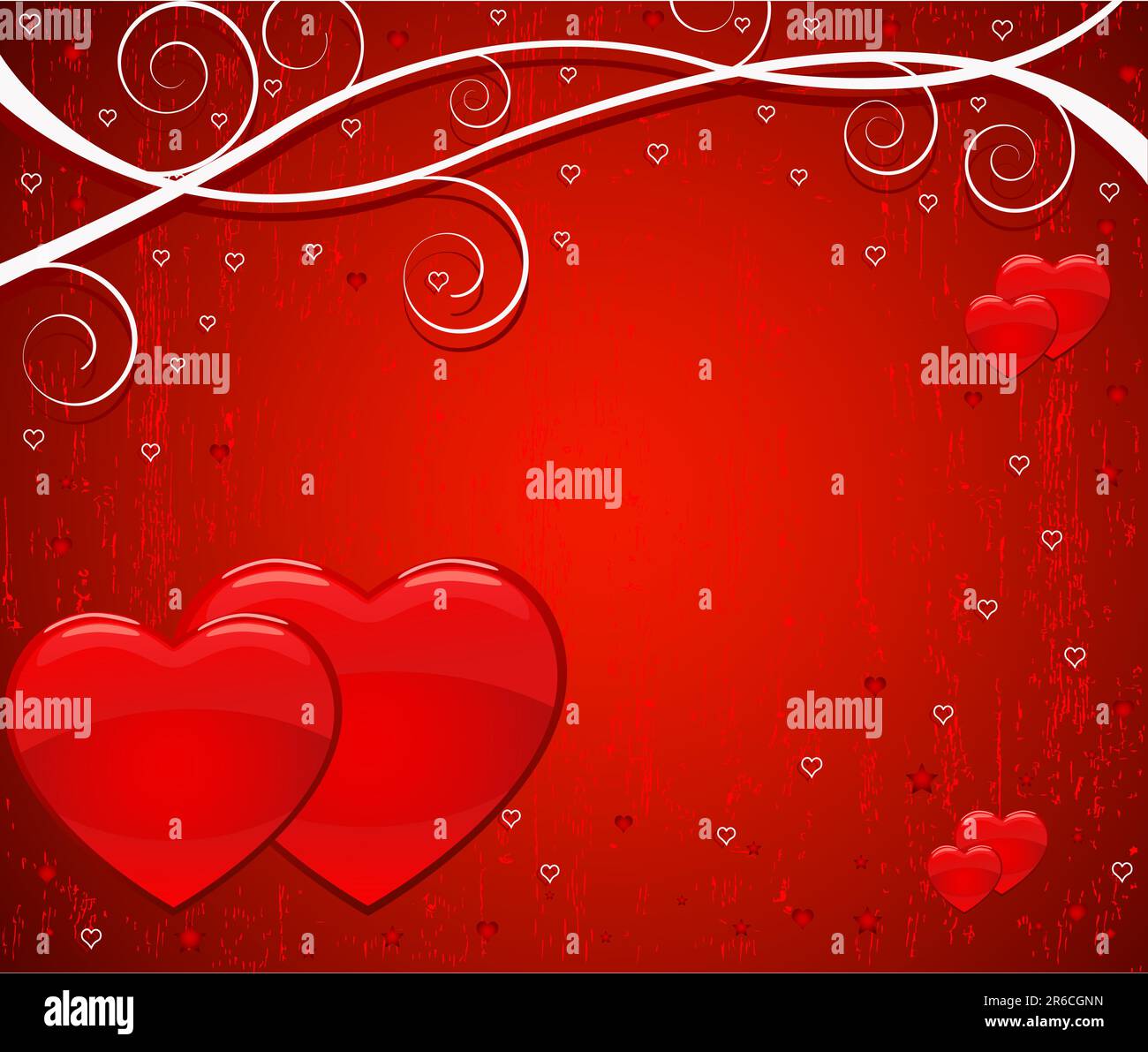 Romantic background, vector illustration Stock Vector Image & Art - Alamy