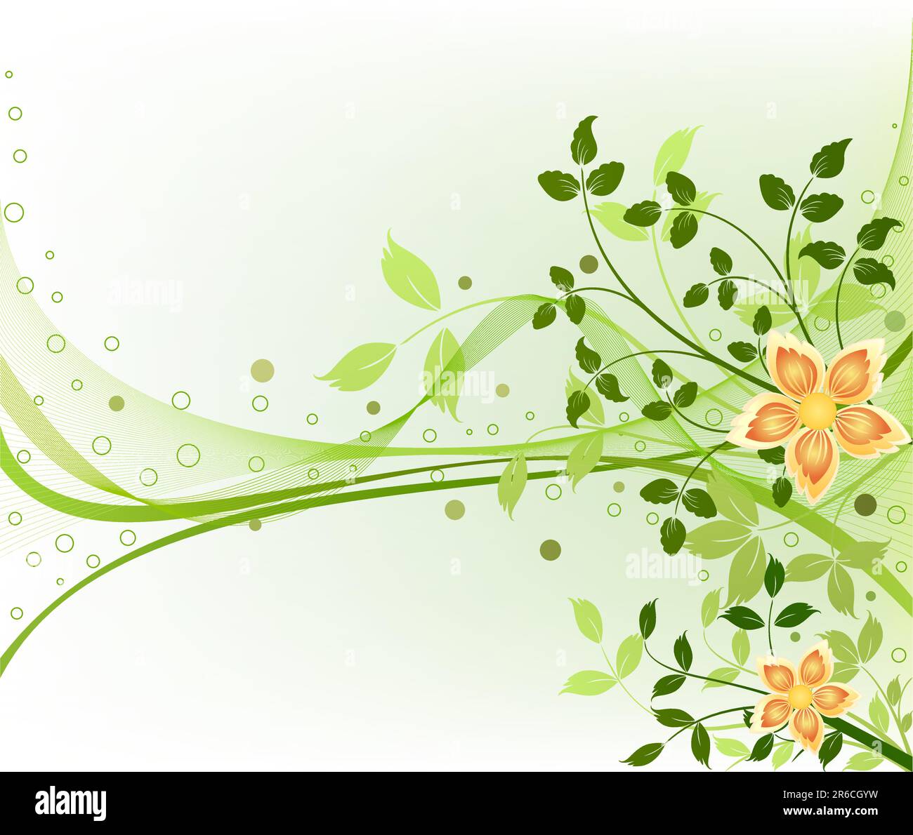 Floral abstract background vector illustration Stock Vector Image & Art ...