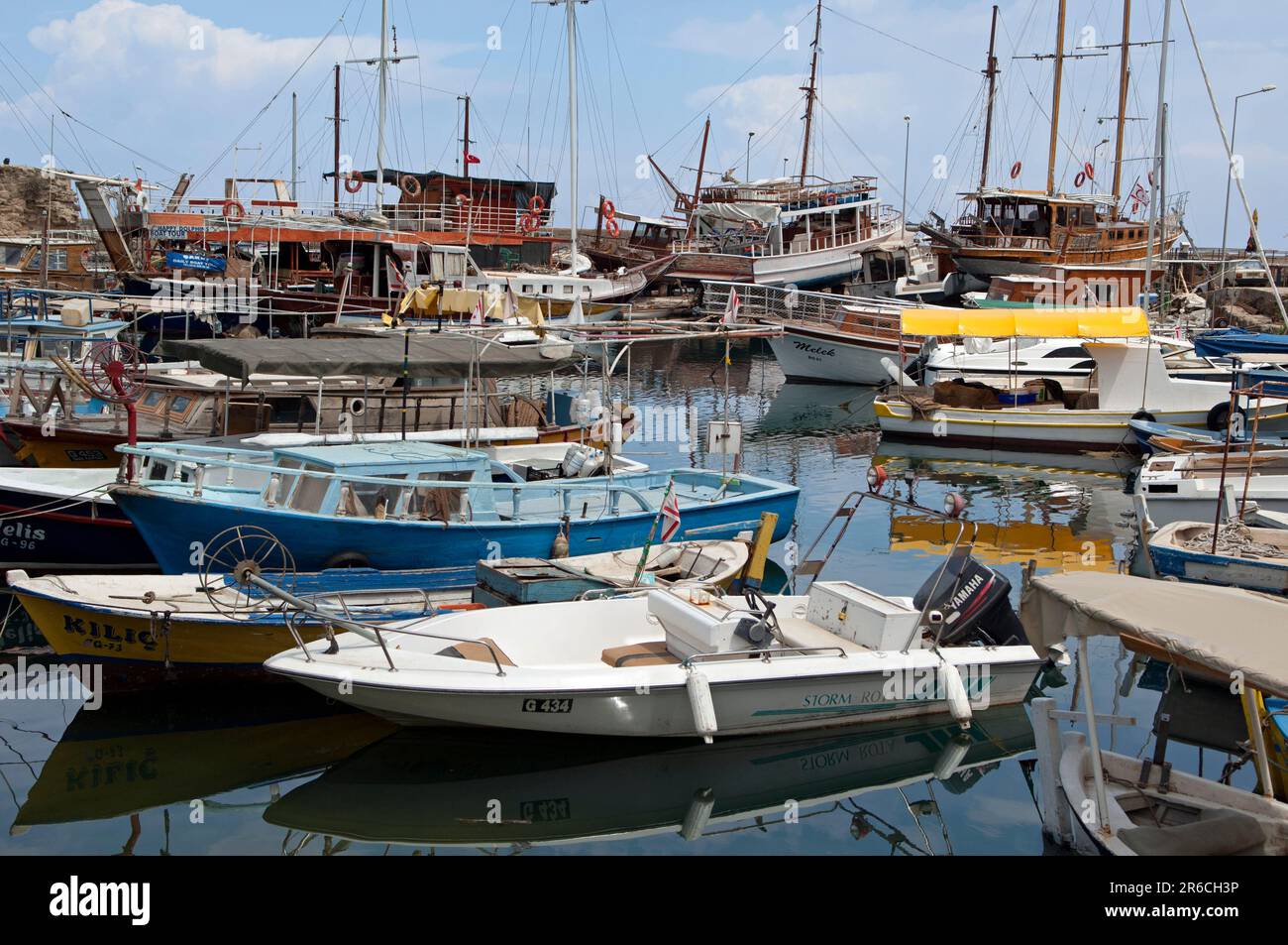 Boat, harbor, Cyprus, Island, Mediterranean, Sea Stock Photo - Alamy