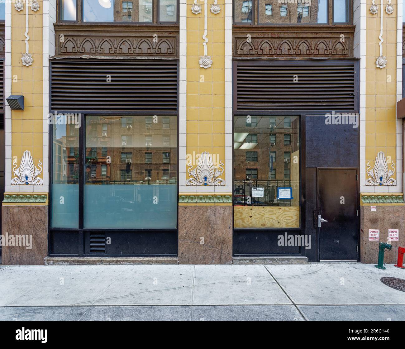 Terra cotta detail, 154 West 14th Street. The loft building’s original ...