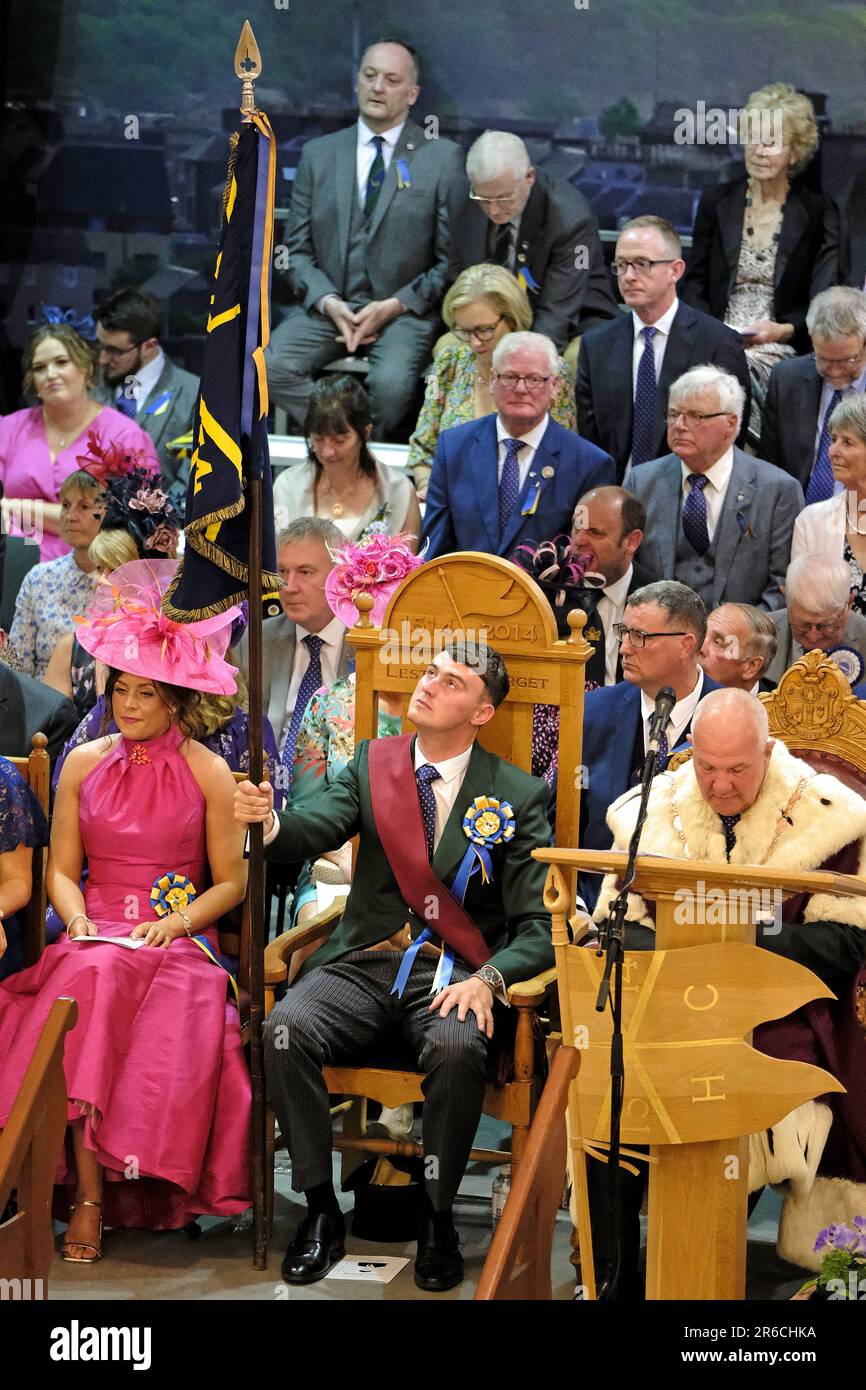 Hawick, UK. 08th June, 2023. Hawick Common Riding 2023, Euan Robson ...