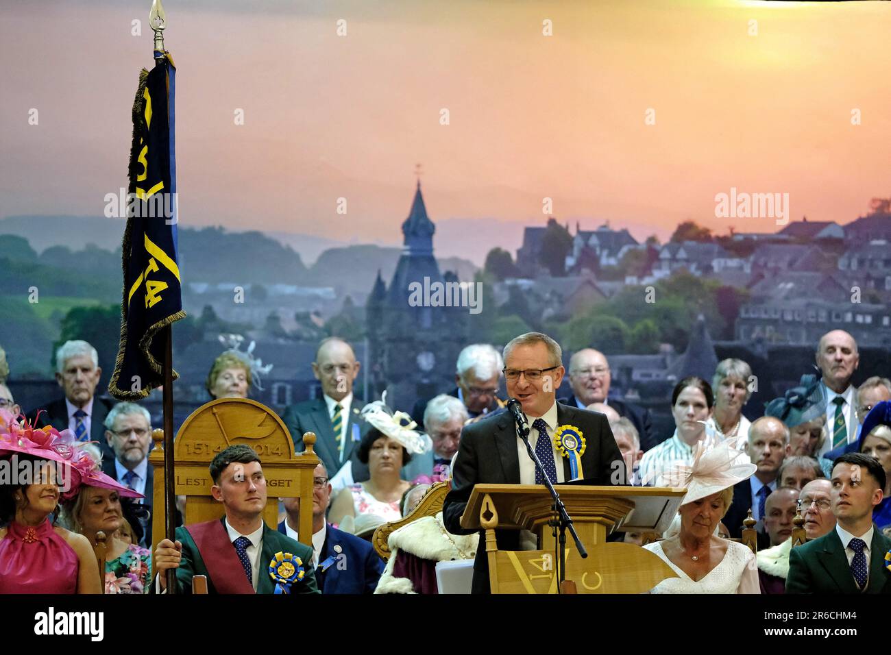 Hawick, UK. 08th June, 2023. Hawick Common Riding 2023, Euan Robson ...