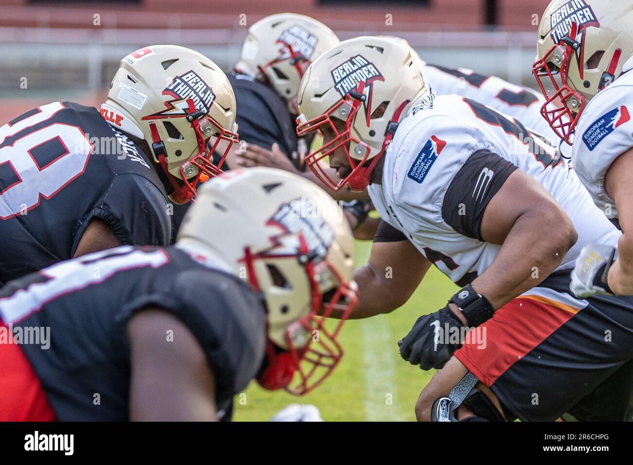 Berlin, Germany. 08th June, 2023. American Football: European League of ...
