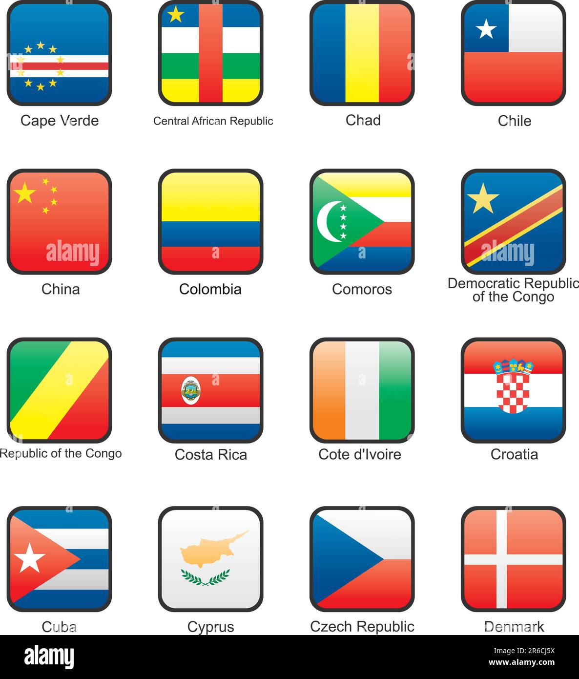 Croatia costa rica Stock Vector Images - Alamy