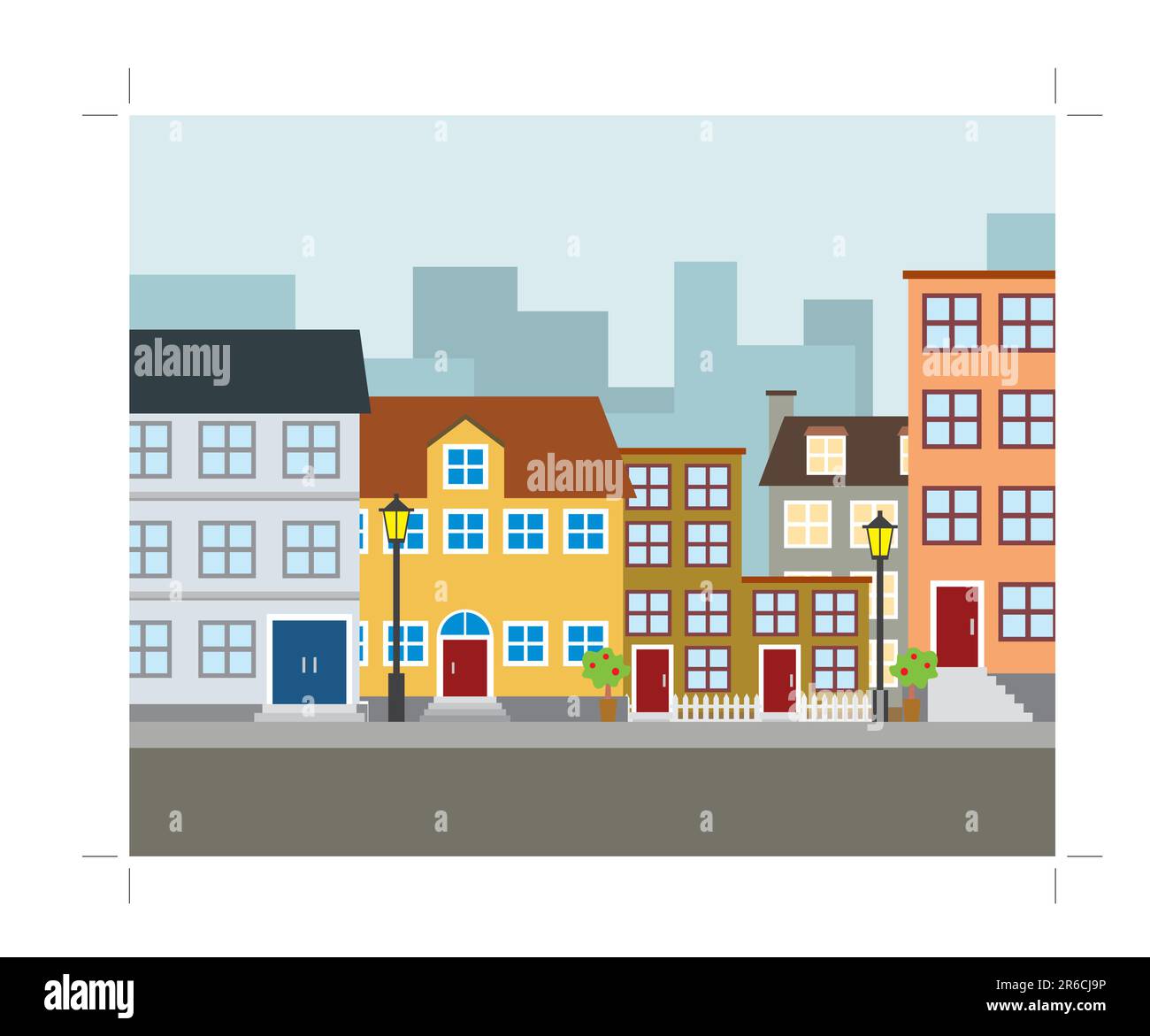 Vector illustration real estate background Stock Vector Image & Art - Alamy