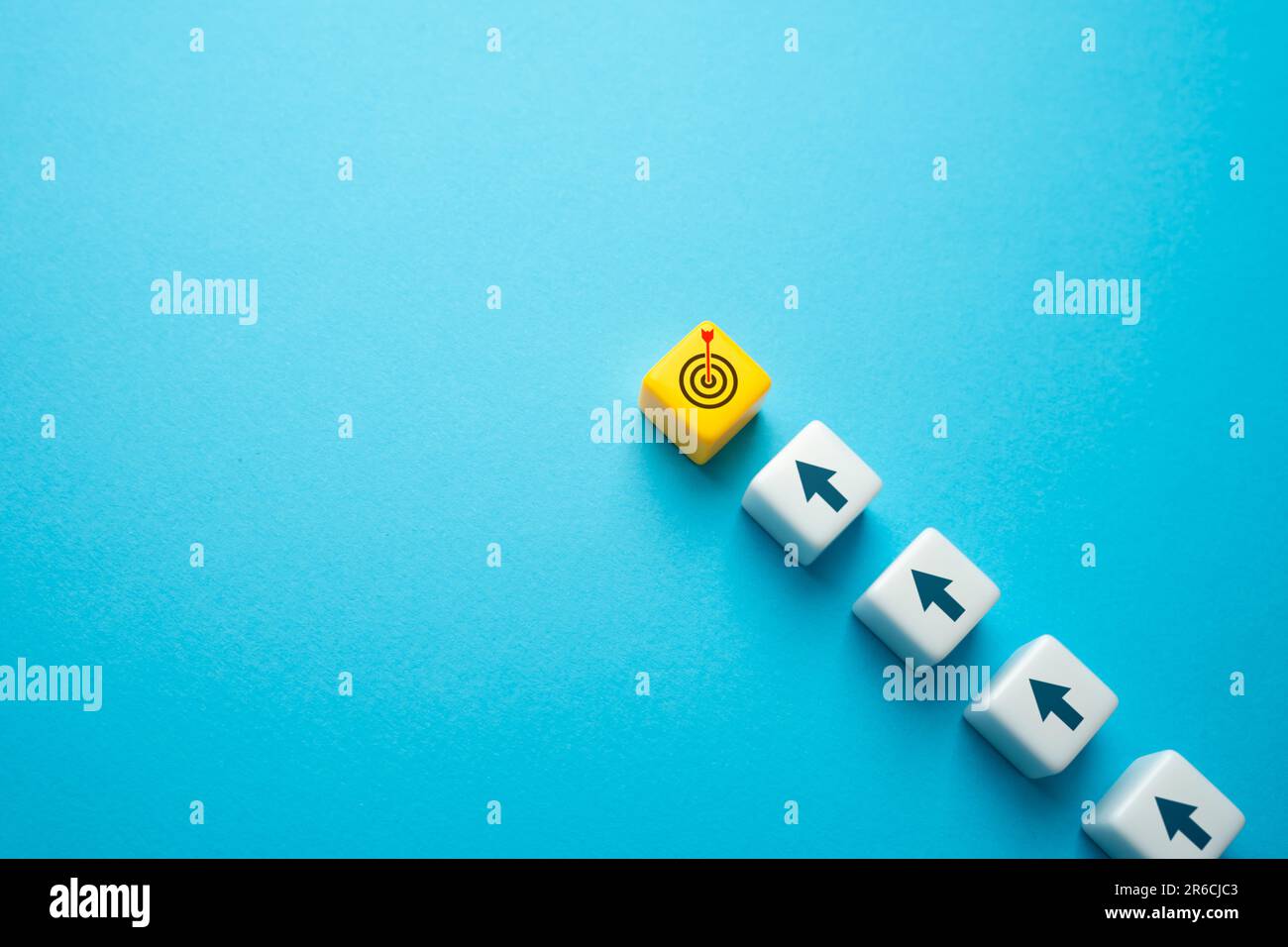 Movement towards the goal and its achievement. Progress, determination ...