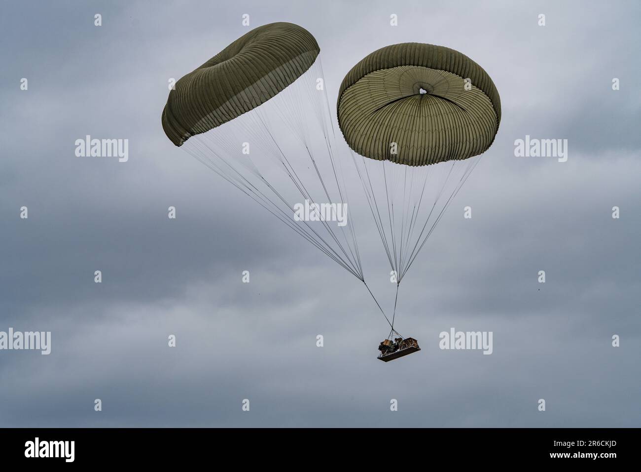 Alaska, USA. 24th May, 2023. Cargo dropped from a KC-130J Super ...