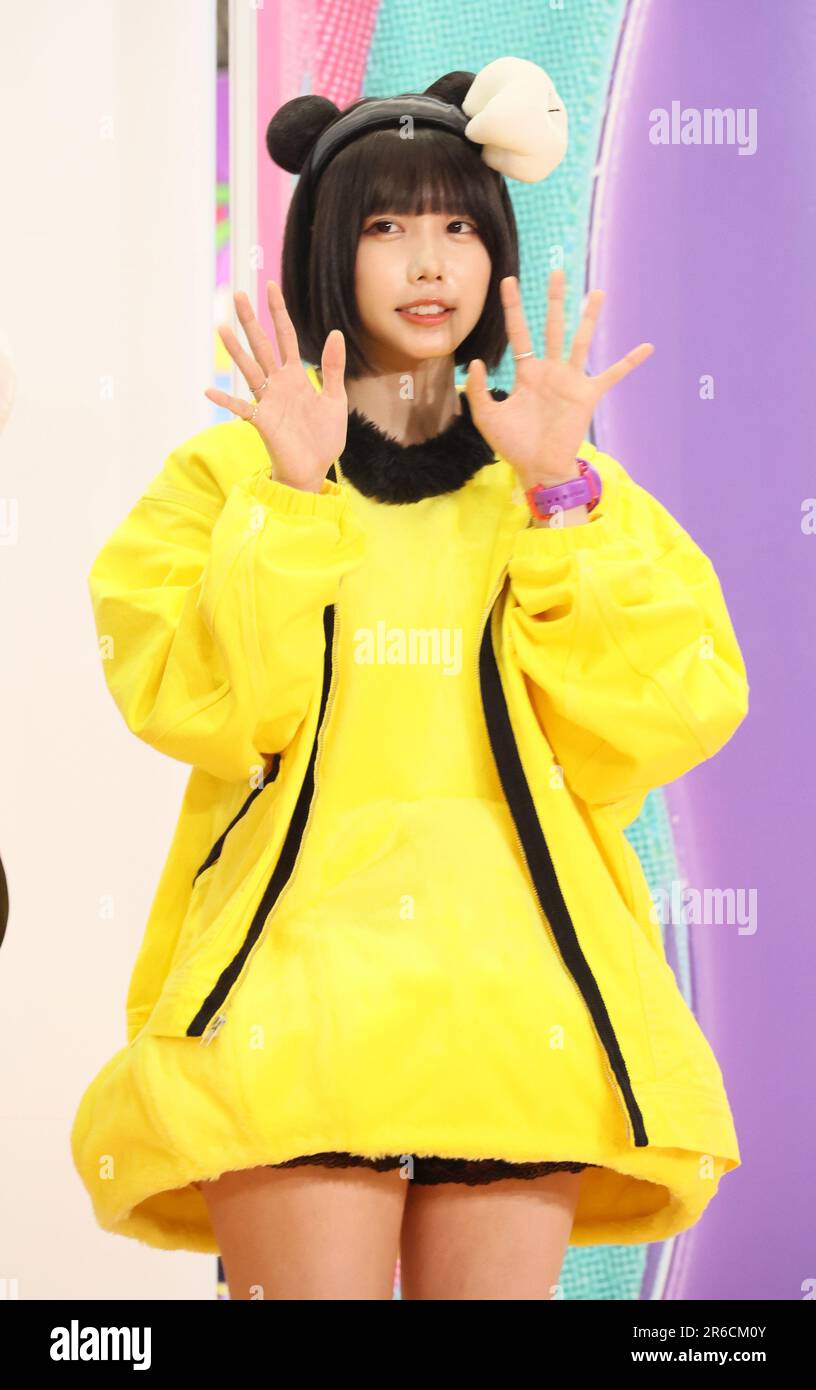 Tokyo, Japan. 8th June, 2023. Japanese model Ano poses for photo as she ...
