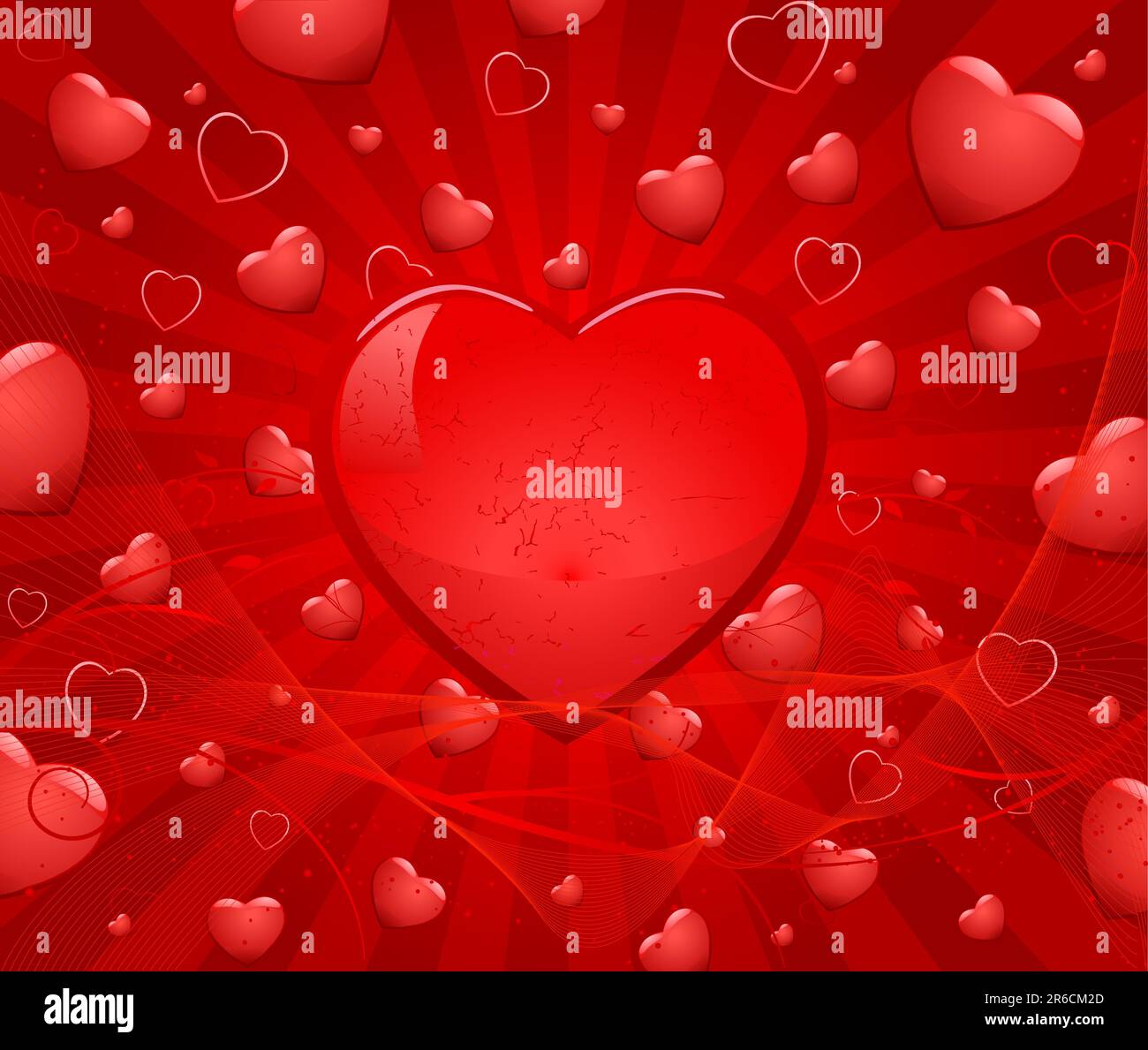 Romantic background vector illustration Stock Vector Image & Art - Alamy