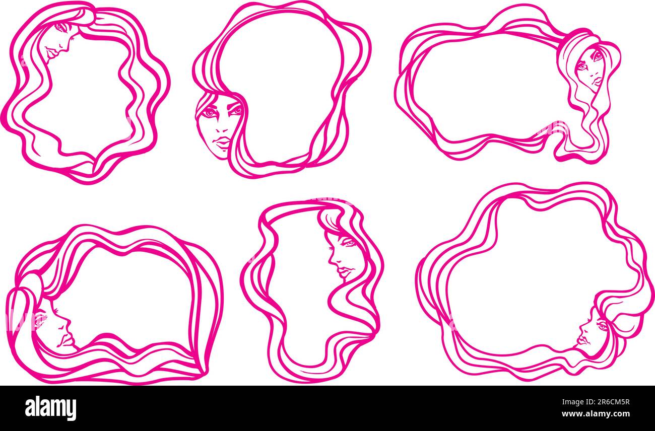 Magic border Stock Vector Images - Alamy