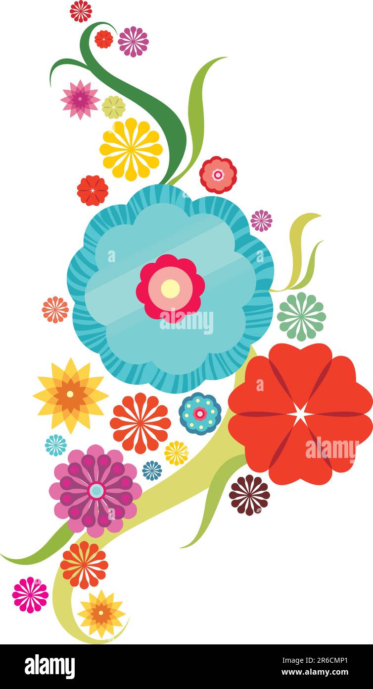Bend flower Stock Vector Images - Alamy