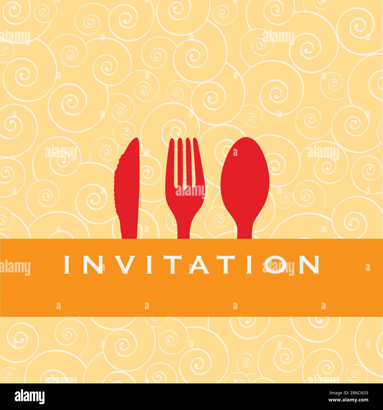 Food - restaurant - menu design with cutlery silhouette Stock Vector ...