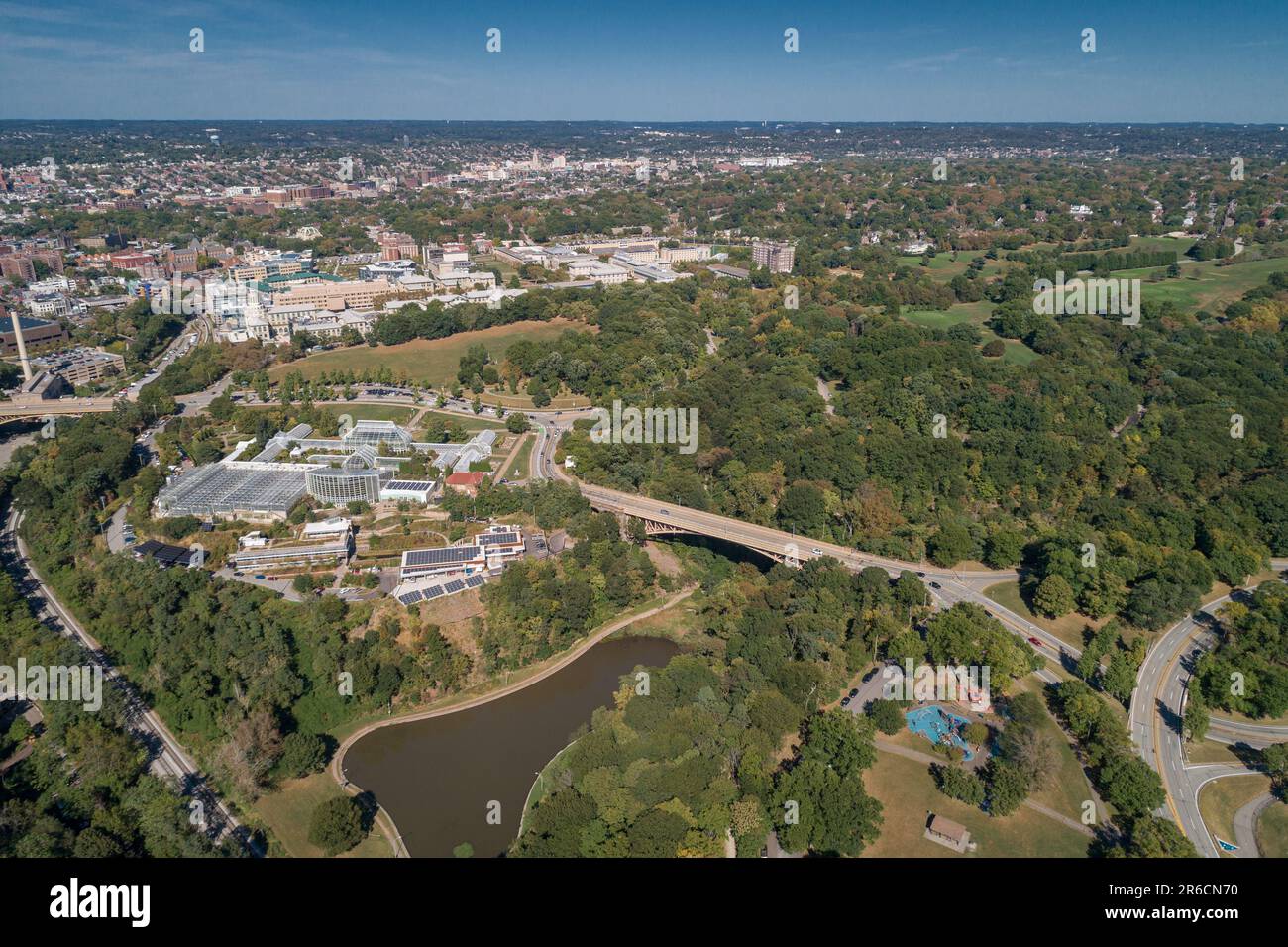 Schenley Park and Phipps Conservatory Botanical Gardens in Pittsburgh ...