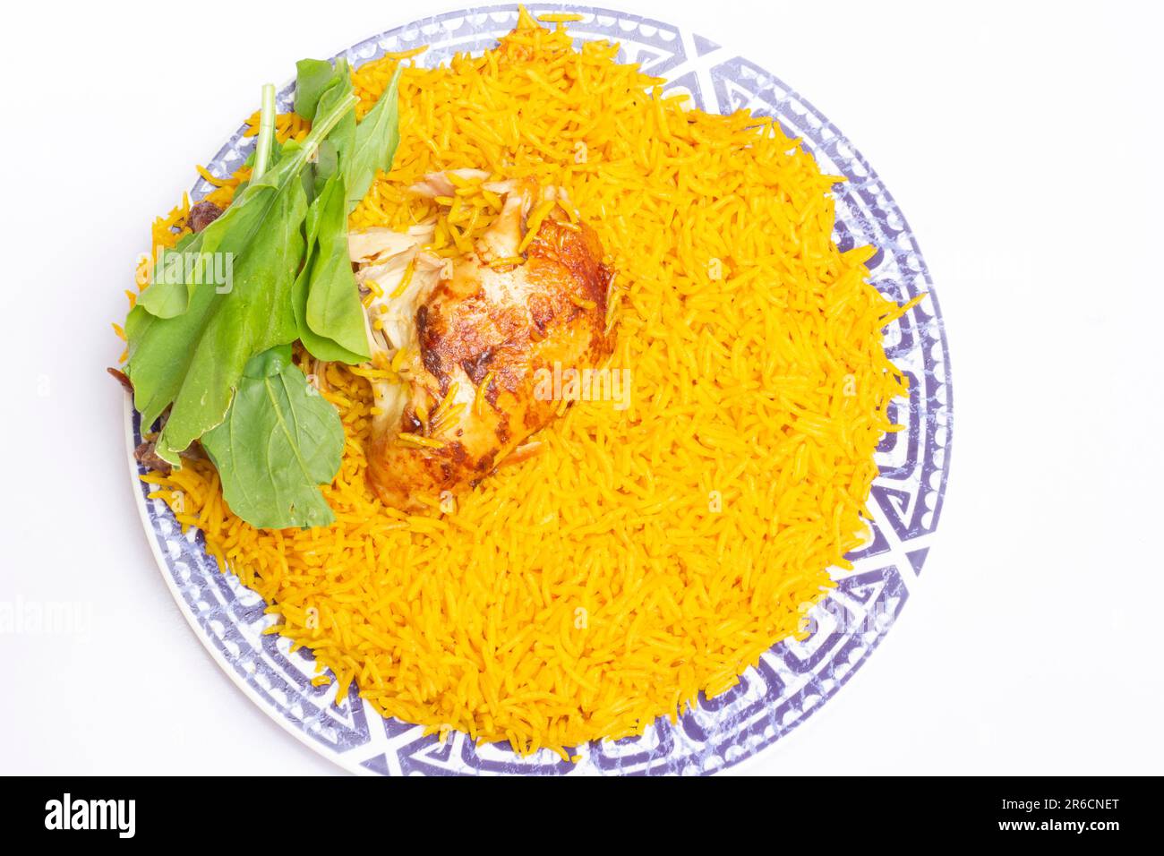 chicken Kabsa - mixed rice dishes that originate in Yemen. Middle ...