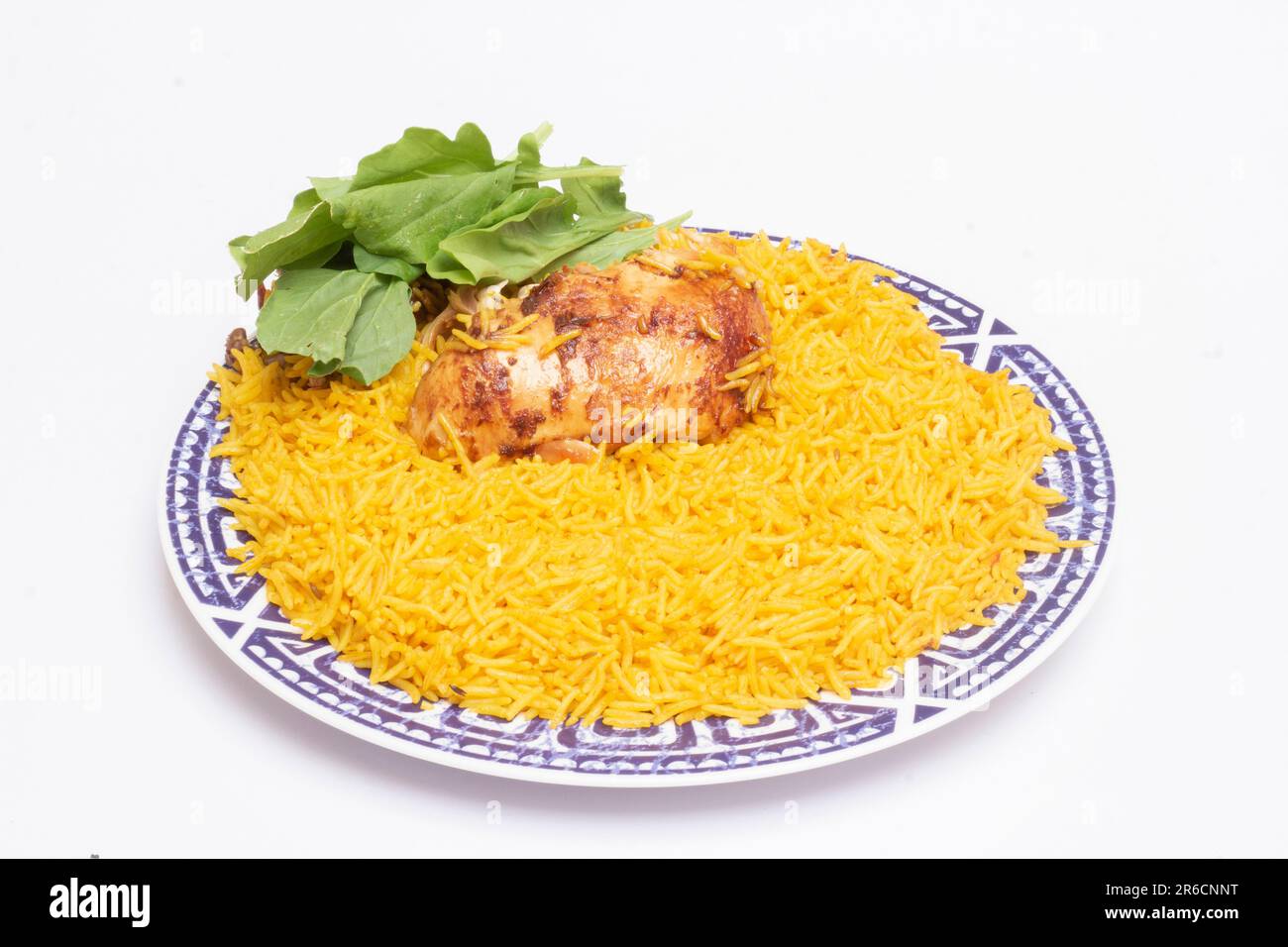 chicken Kabsa - mixed rice dishes that originate in Yemen. Middle ...