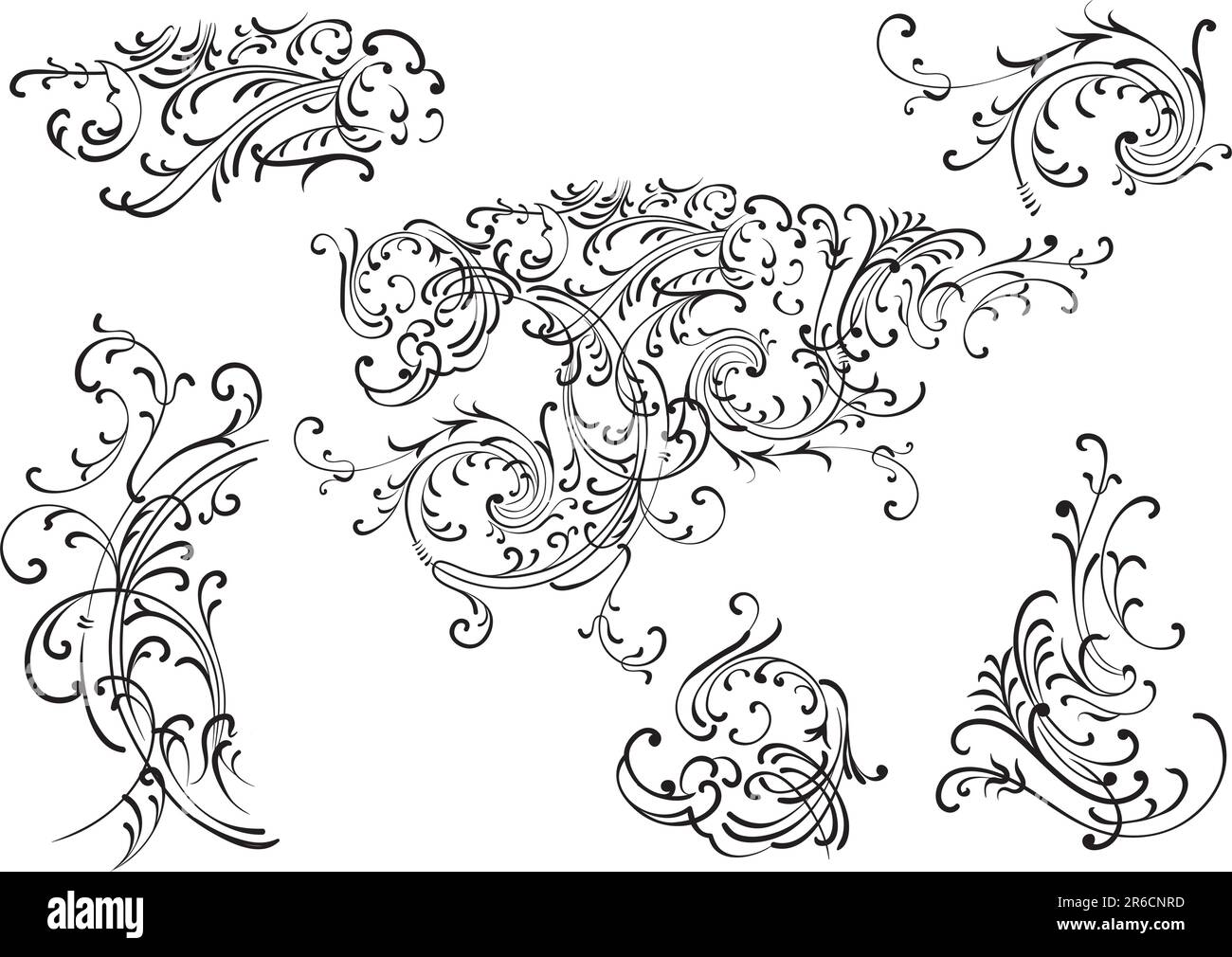 Illustration of a vector decoration elements Stock Vector Image & Art ...