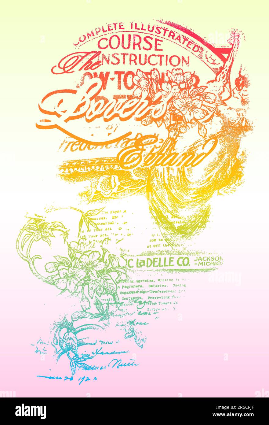 fancy colourful letter with flores texture background Stock Vector ...