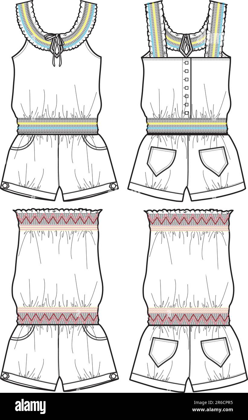 Set casual fashion women Cut Out Stock Images & Pictures - Alamy