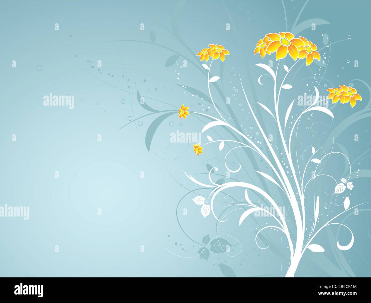 Decorative floral design Stock Vector Image & Art - Alamy