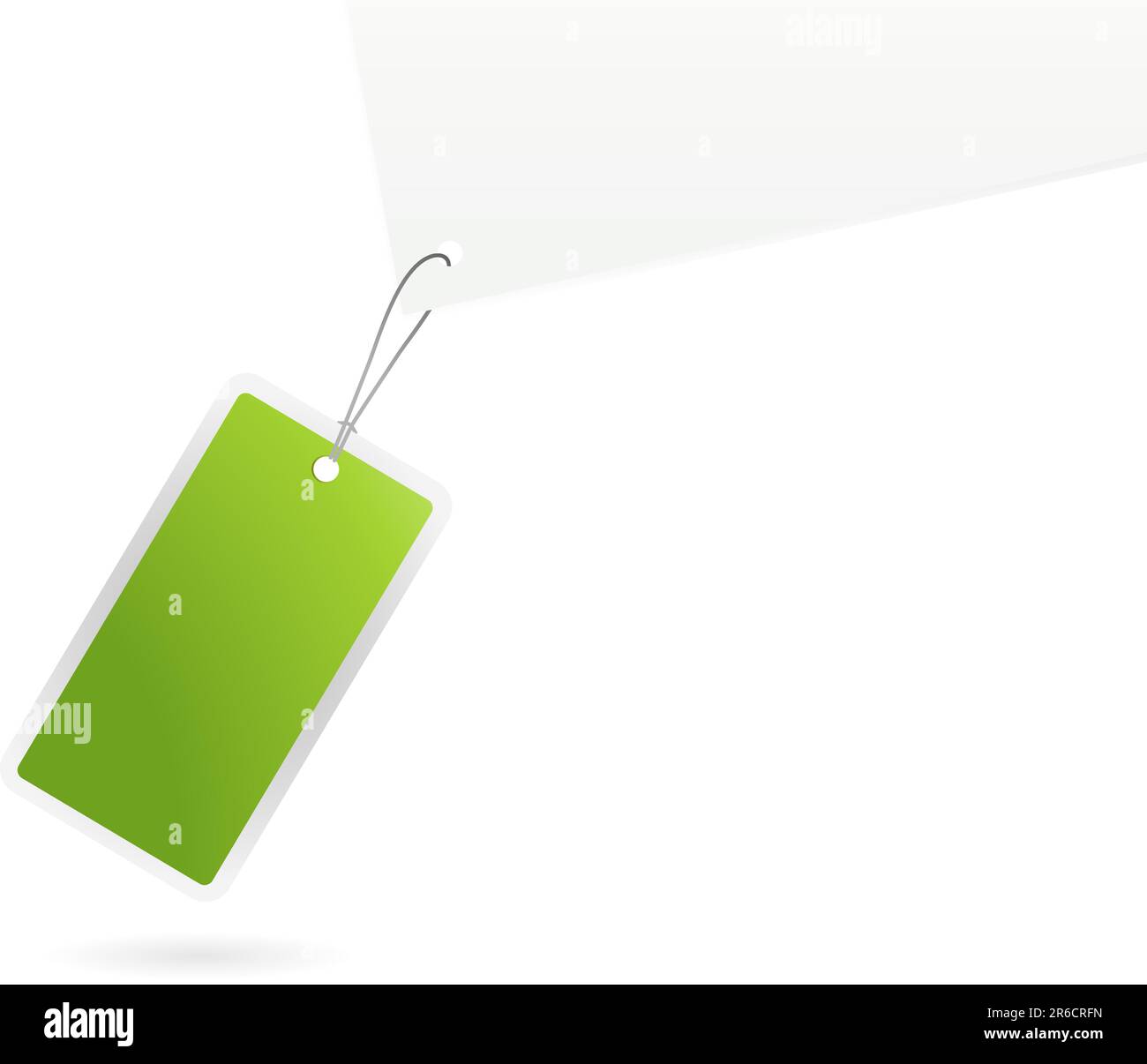 Green tag. Vector art Stock Vector Image & Art - Alamy