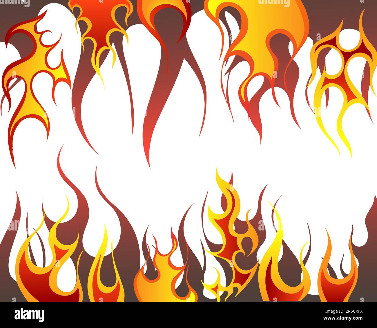 Inferno fire vector background for design use Stock Vector Image & Art ...