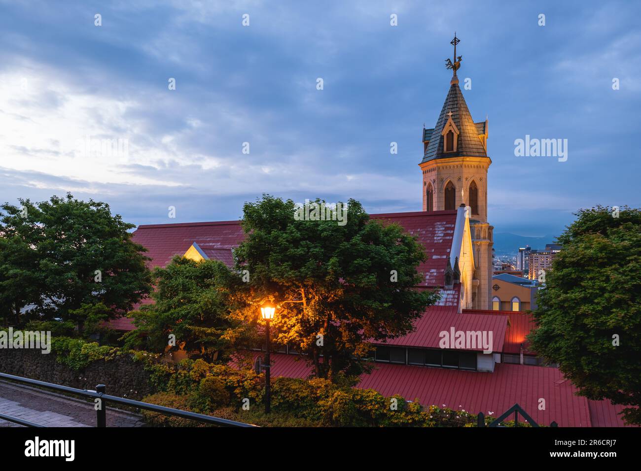 Motomachi Roman Catholic Church in Hakodate, Hokkaido, Japan Stock ...
