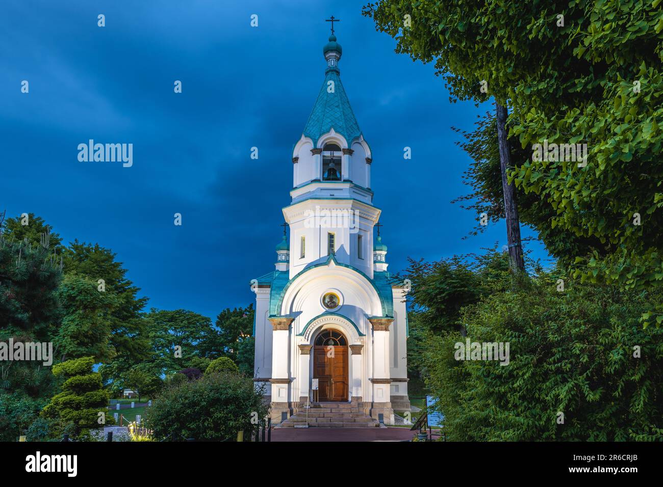 Hakodate Orthodox Church in Hakodate, Hokkaido, Japan Stock Photo - Alamy