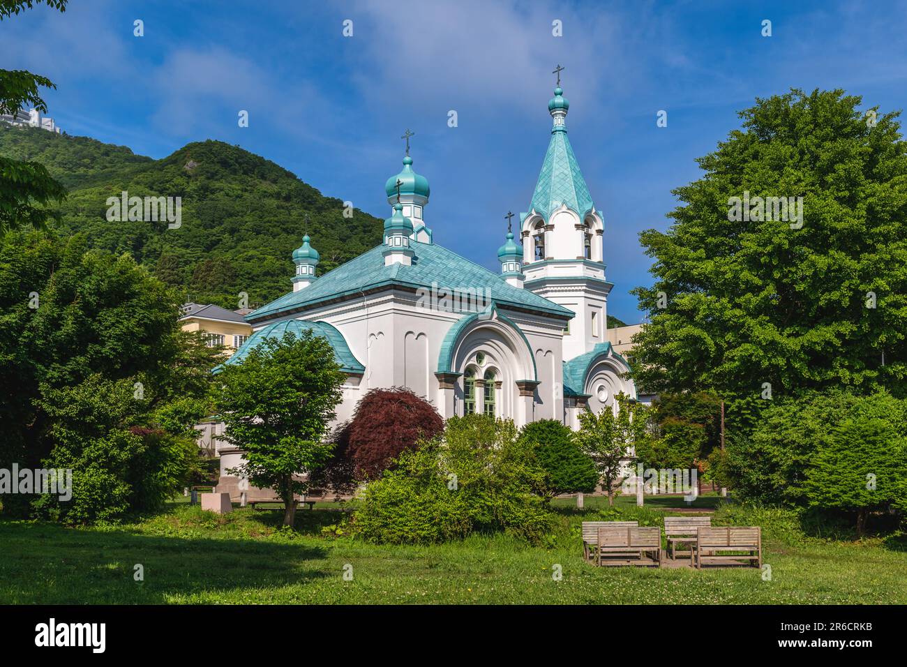 Hakodate Orthodox Church in Hakodate, Hokkaido, Japan Stock Photo - Alamy