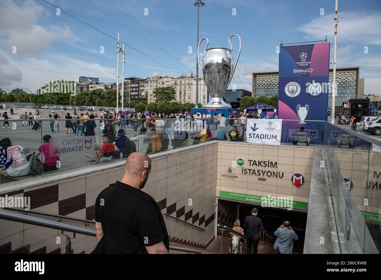 Istanbul, Turkey. 08th June, 2023. The 2023 UEFA Champions League giant ...