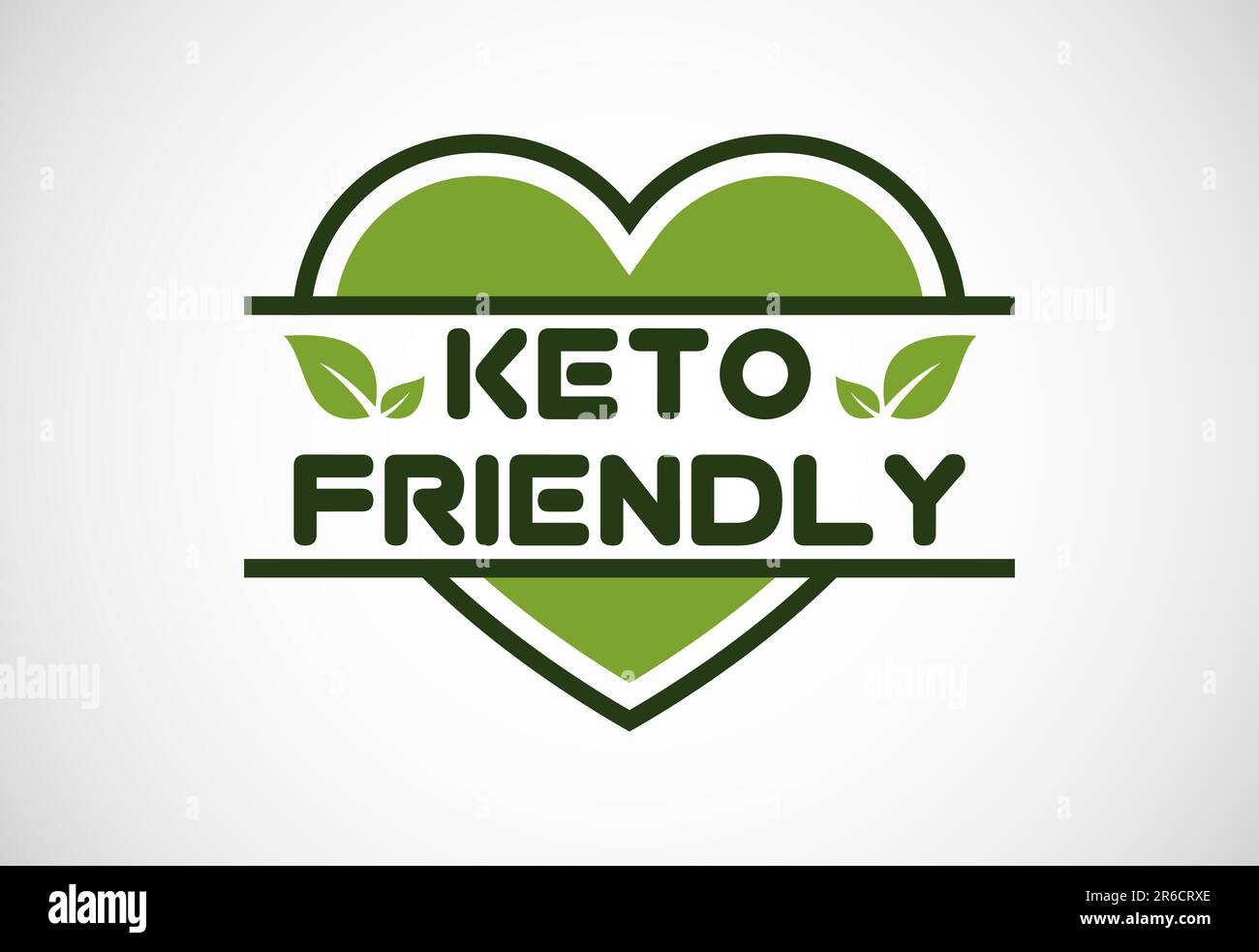 Keto friendly icon. Keto friendly and organic labels sign. Healthy ...