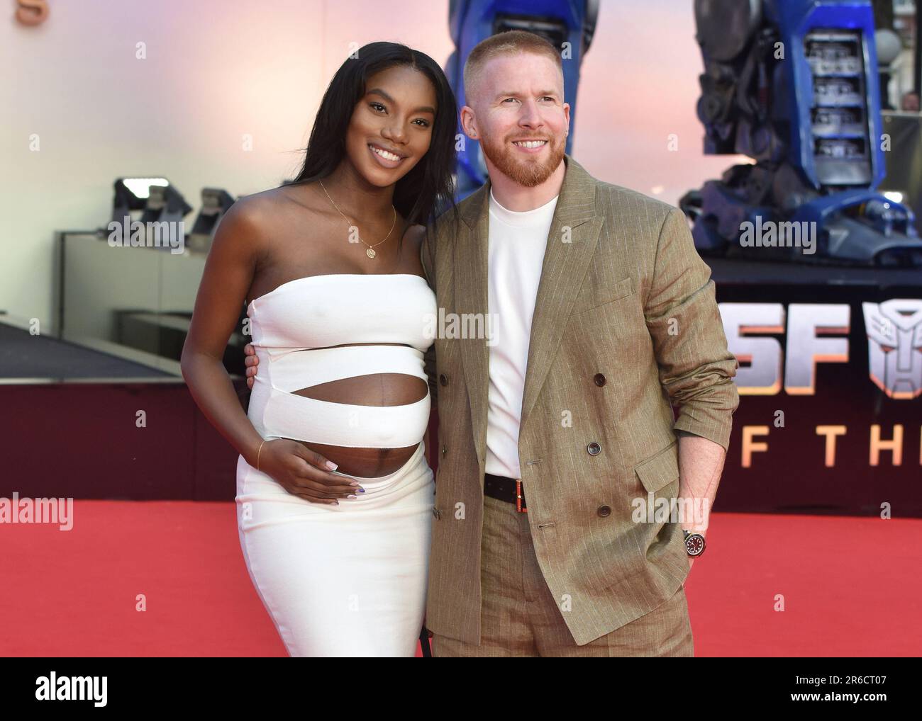 Chyna Mills and Neil Jones attend 'Transformers: Rise of the Beasts ...