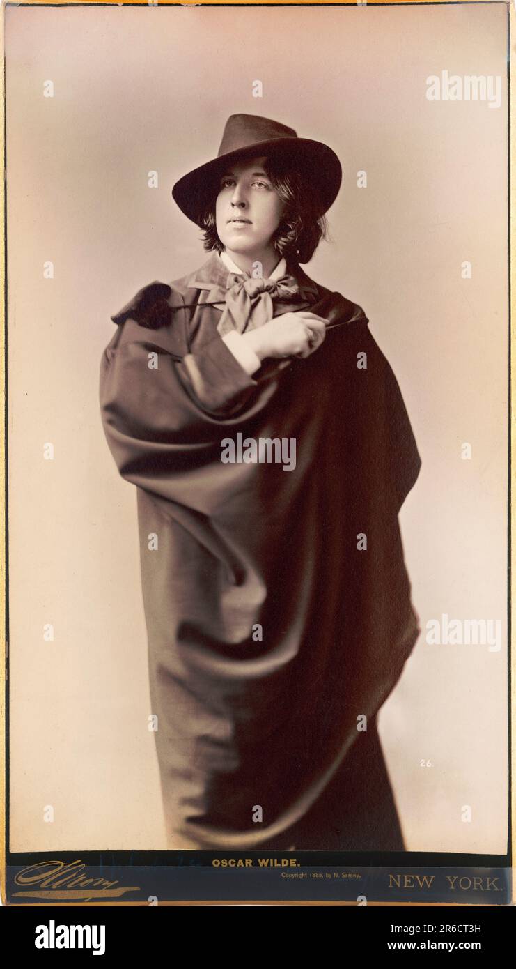 Oscar Wilde (1854-1900), Irish Poet and Playwright, full-length ...