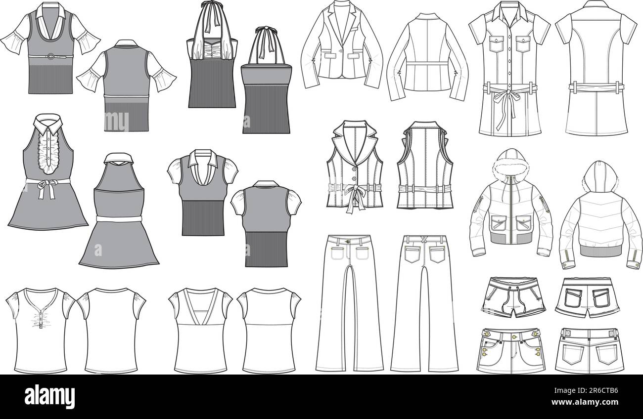 Garment shopping Stock Vector Images - Alamy