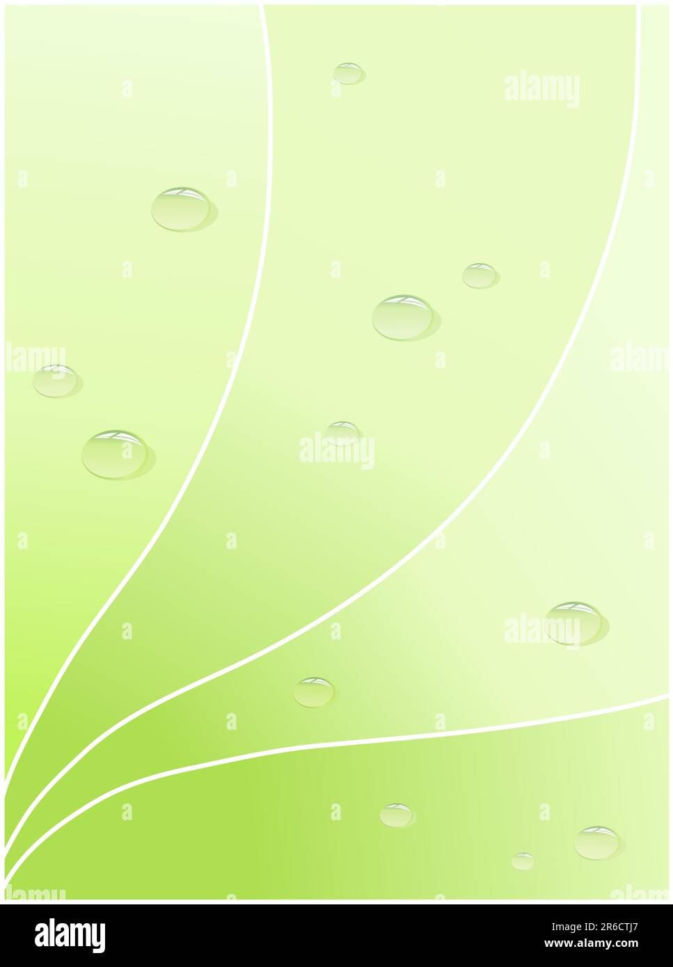 Rain splash on leaf Stock Vector Images - Alamy